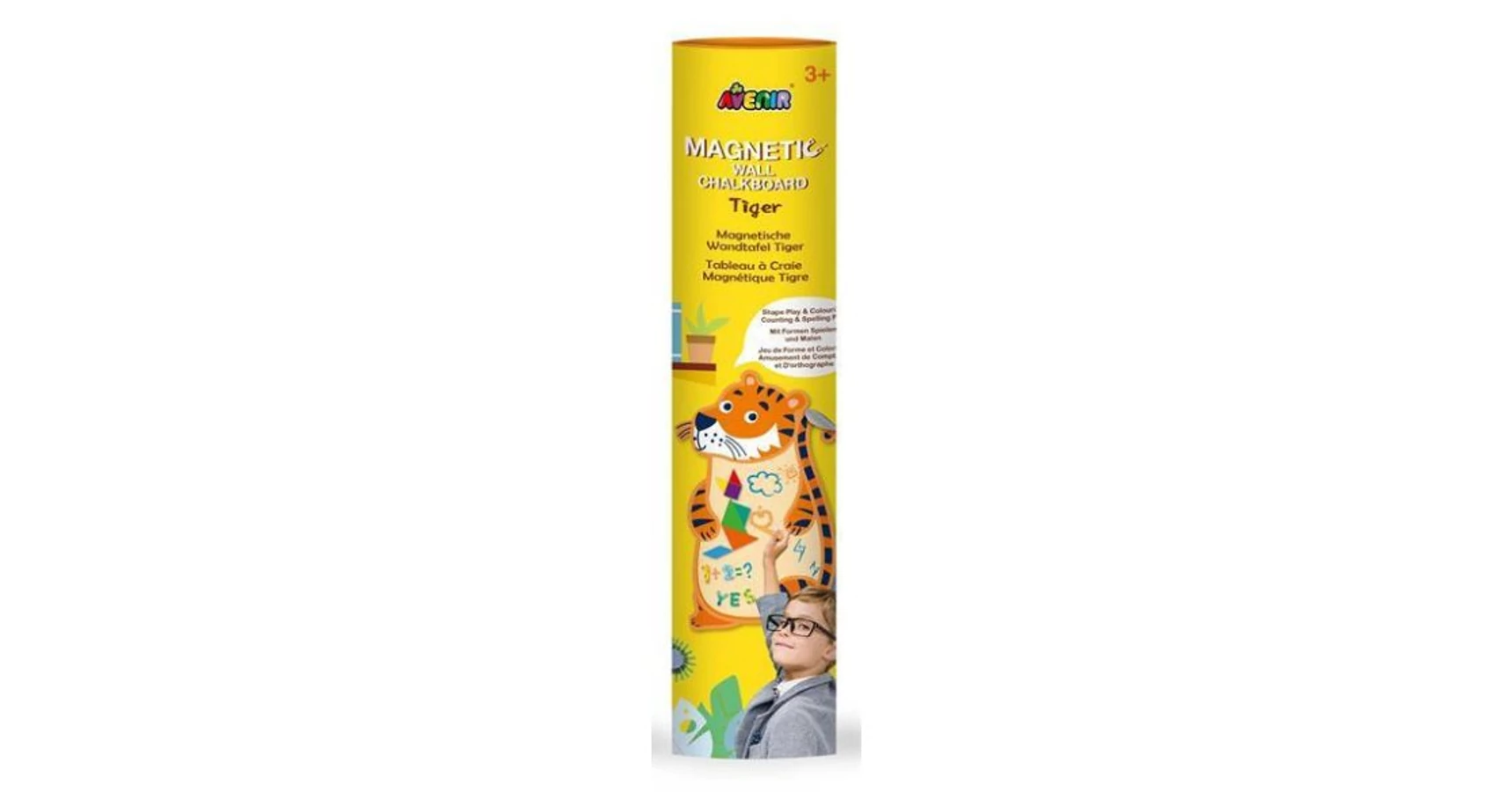 Avenir Kids Mágneses óriás fali tábla , Tigris
